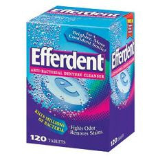 Efferdent Anti-Bacterial Denture Cleanser, Tablets – OutpatientMD.com