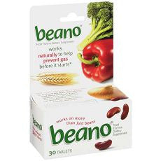 Beano Food Enzyme Dietary Supplement, Tablets 30 – OutpatientMD.com